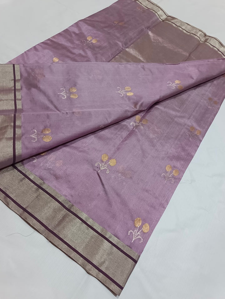 designer minakari chanderi pure pattu silk saree – Page 4 – Handloom trend